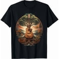 Acoustic Guitar Tree of Life Nature Graphic Unisex Short Sleeve Tee ...