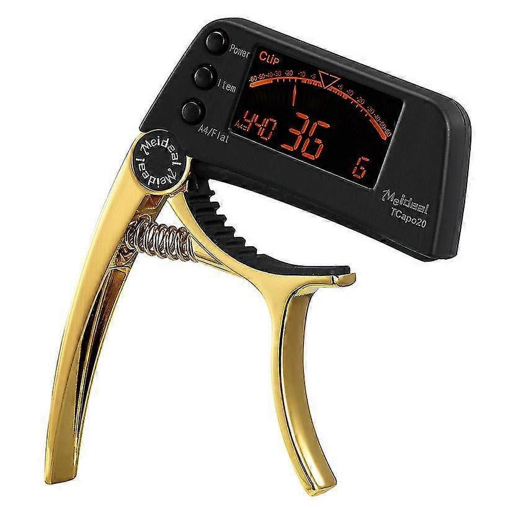 Acoustic Guitar Tuner Capo Quick Change Key 2 in 1 Capo Tuner Metal for ...