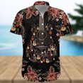 Acoustic Guitar Unisex Hawaiian Graphic Print Hawaiian Shirt - Walmart.com
