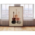 Acoustic Guitar Wall Art, Vintage Music Poster, Guitar Silhouette ...