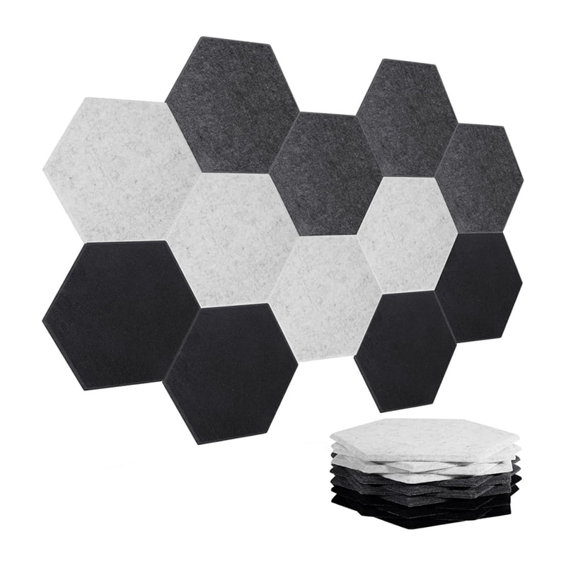 Acoustic Panels, 12 Pack Soundproof Wall Panels,Self-Adhesive Sound ...