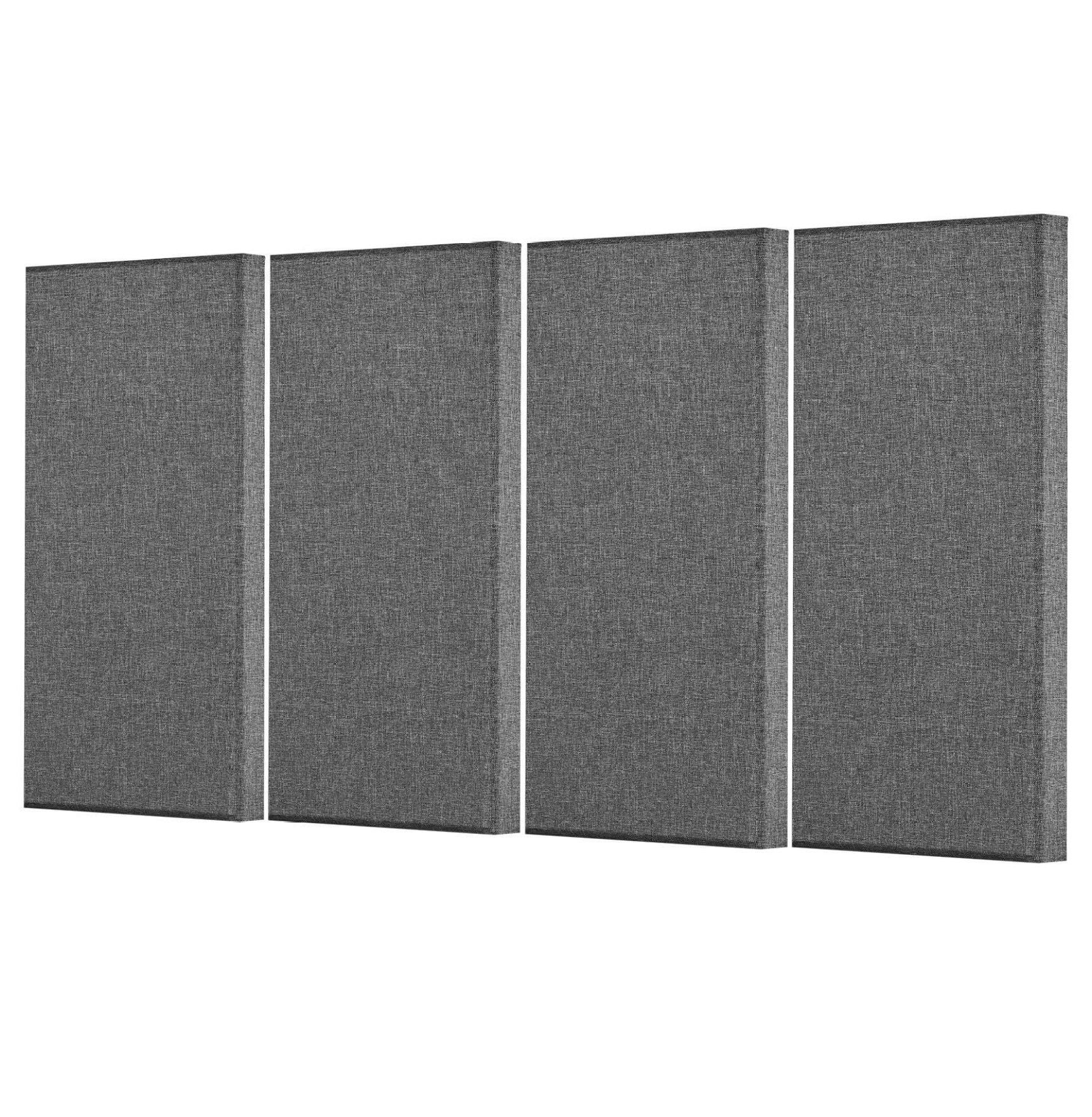Acoustic Panels 4-Pack, 2 inch Thick Sound Absorbing Panels, Self ...