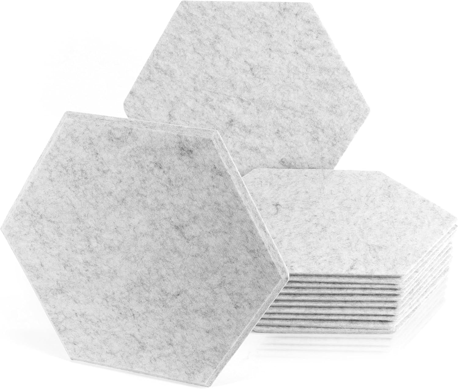 Acoustic Panels Sound Absorption Panel Set - 12 Pack Large 14" X 12" X ...