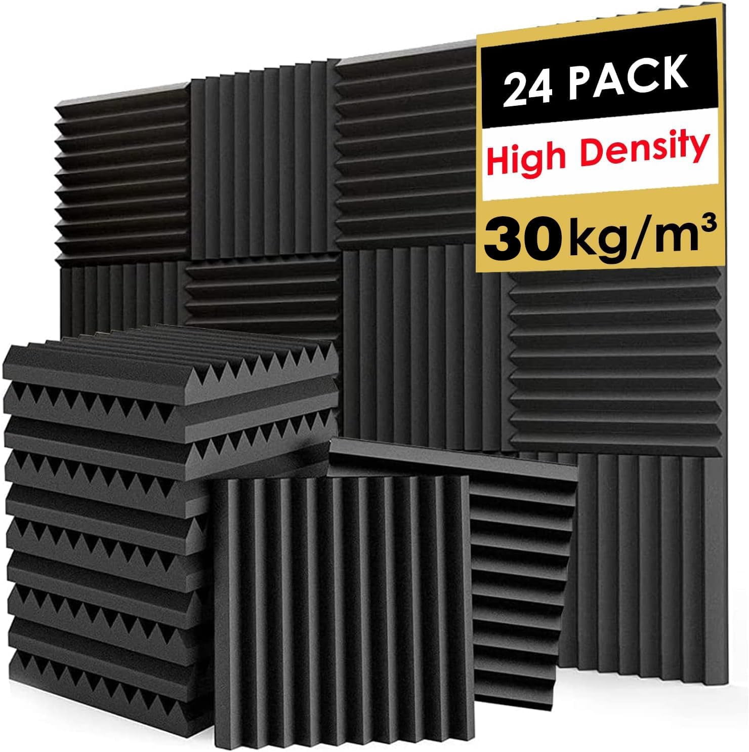 Acoustic Panels, Sound Proof Panels for Walls, High Desnsity Studio ...