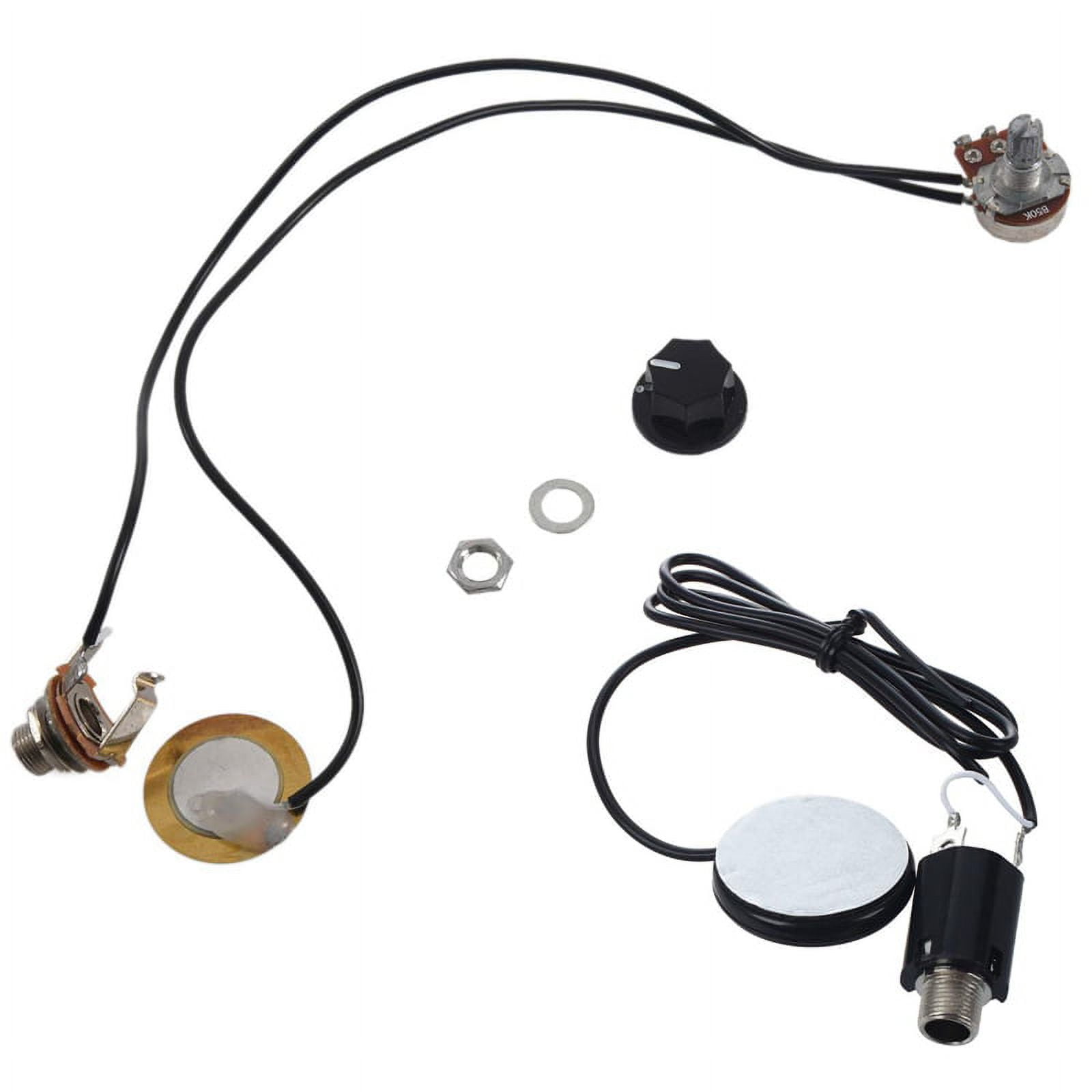 Acoustic Pickup Piezo Transducer Jack for Guitar Violin Mandolin with ...
