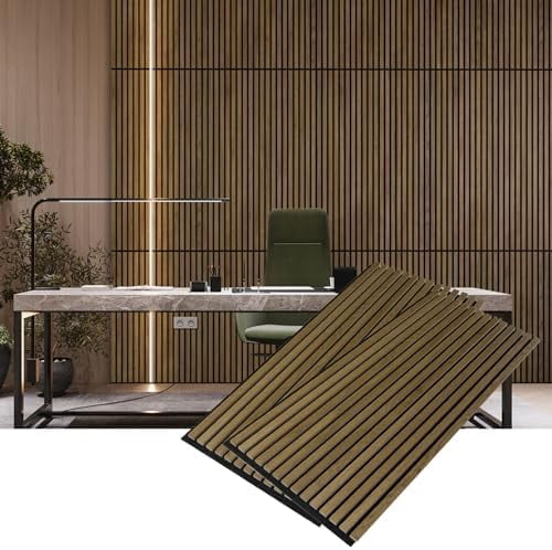 Acoustic Wood Wall Panels for Interior Wall Decor | Set of 2 Seamless ...