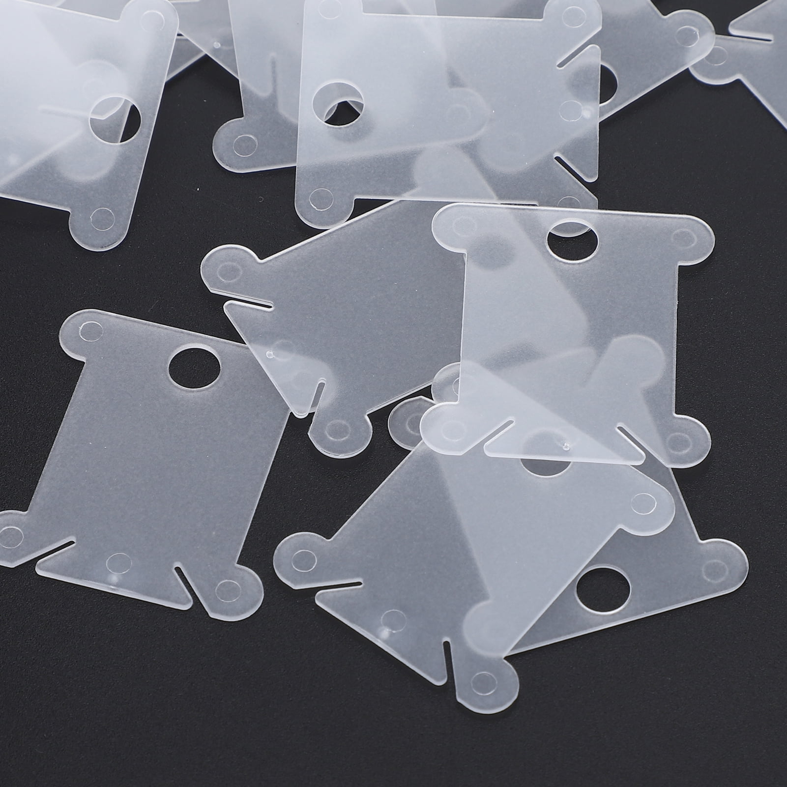 Acouto 300Pcs Sewing Thread Winding Plate Board Card, Plastic Floss ...