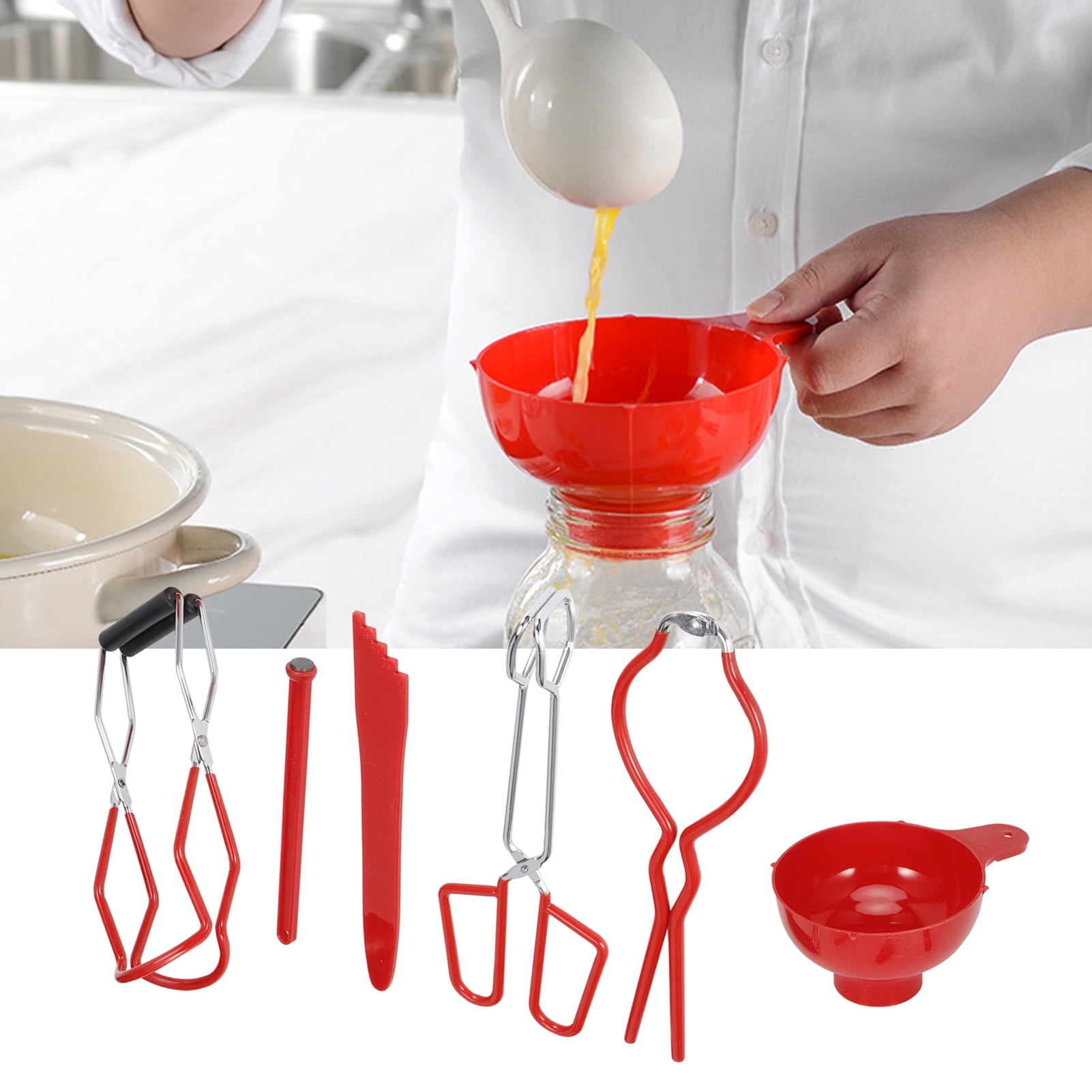 Acouto 6PCS/Set Canning Kit, Stainless Steel Canning Supplies Canning ...