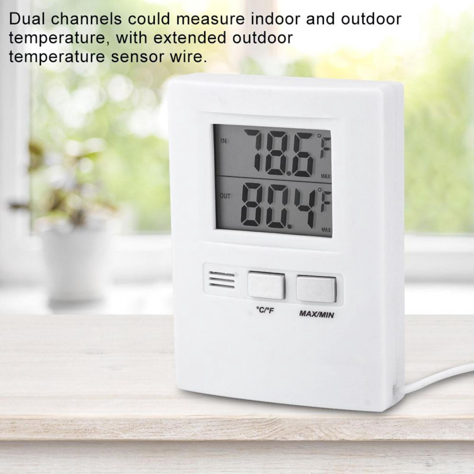 Acouto Digital Thermometer Indoor Thermometer 10s Refresh Rate Room ...