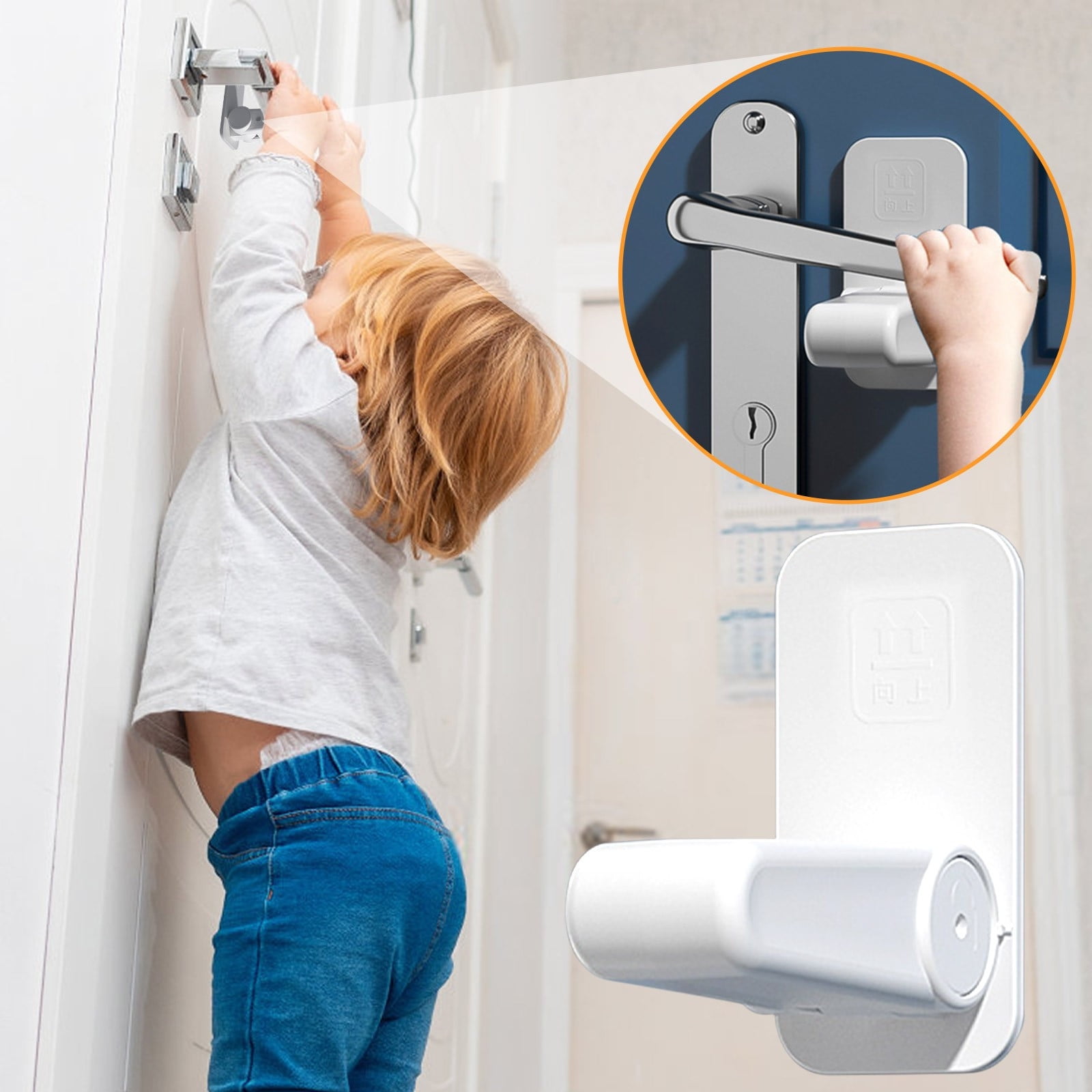 Acppild Clearance under 5.00 Door Handle Safe Lock Children's And Baby ...