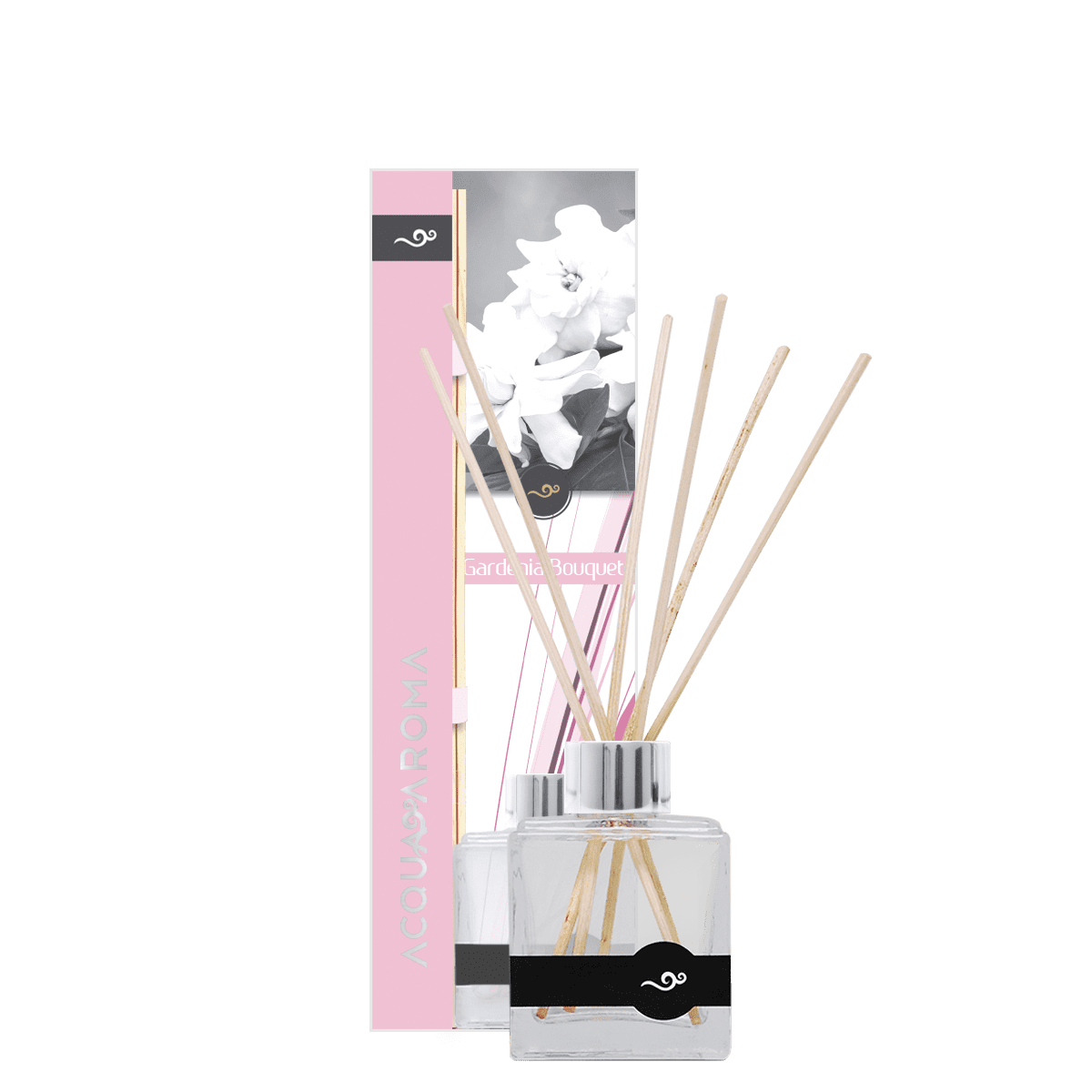 Acqua Aroma Gardenia Bouquet Reed Diffuser 3.4 FL OZ (100ml) Gift Set ...