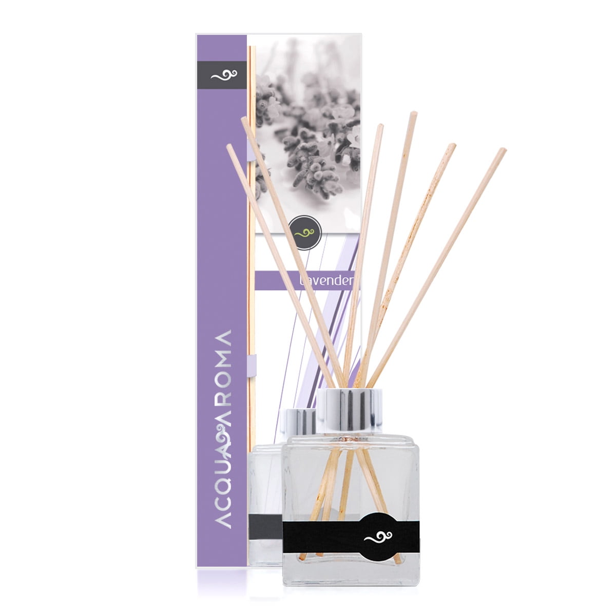 Acqua Aroma Lavender Reed Diffuser 3.4 FL OZ (100ml) Gift Set - Walmart.com