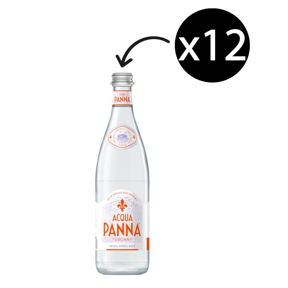 Acqua Panna Premium Natural Spring Water - Pure Drinking, 750ml/25.36 ...