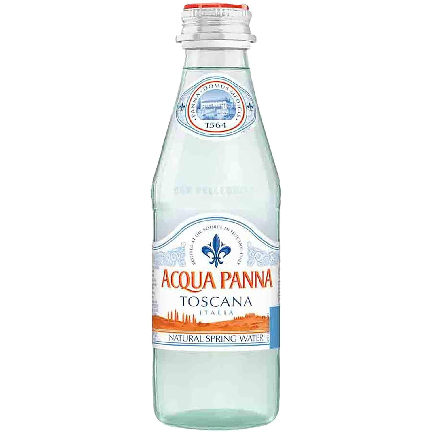 Acqua ZBSF - Natural Spring Mineral Water - 250 mL (12 Glass Bottles ...