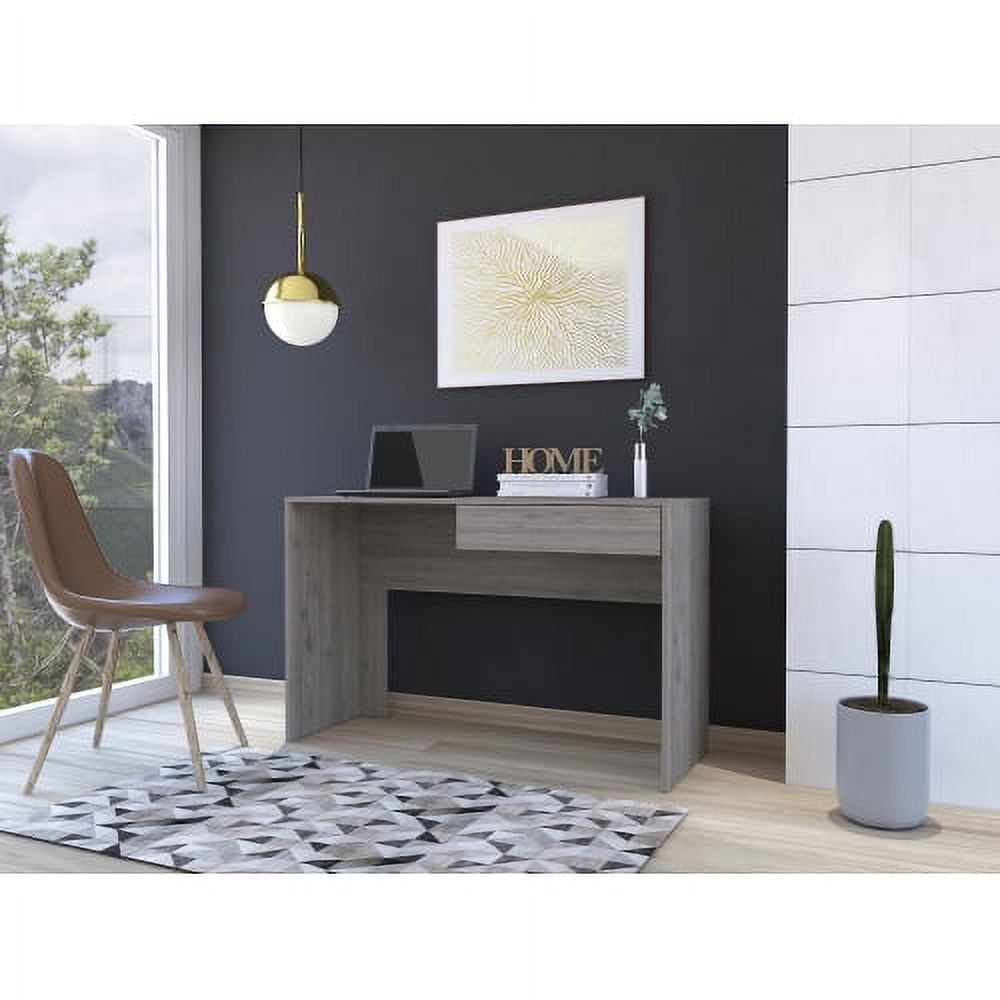 Acre Writing Computer Desk, One Drawer -Light Gray - Walmart.com