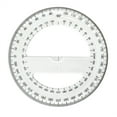 Acrimet 360º Degree Protractor Premium, Clear Crystal Color, Plastic ...