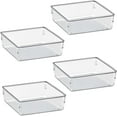 Acrimet Drawer Organizer Modular, Box Tray Storage Bins for Office ...