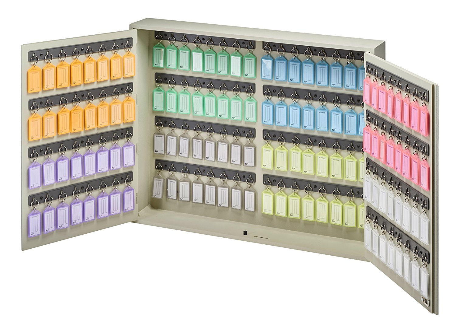 Acrimet Key Cabinet Organizer 128 Positions with Lock (Wall Mount) (128 ...