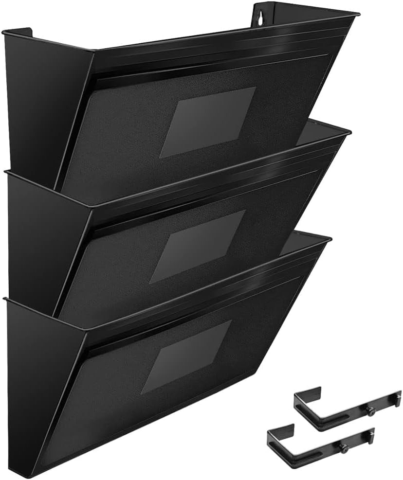 Acrimet Wall Mount Pocket File Organizer Holder Modular Letter Size A4 ...