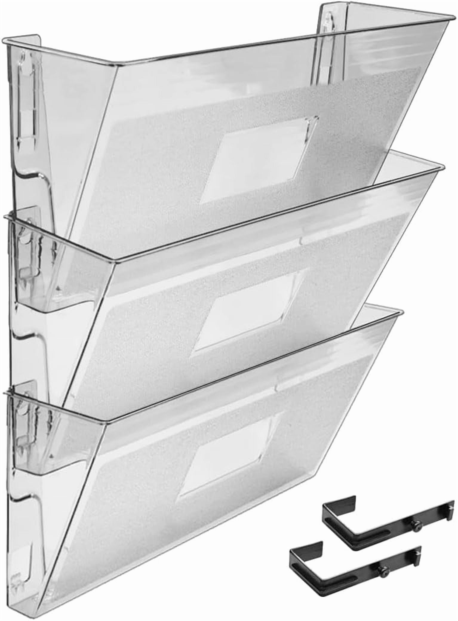 Acrimet Wall Mount Pocket File Organizer Holder Modular Letter Size A4 ...