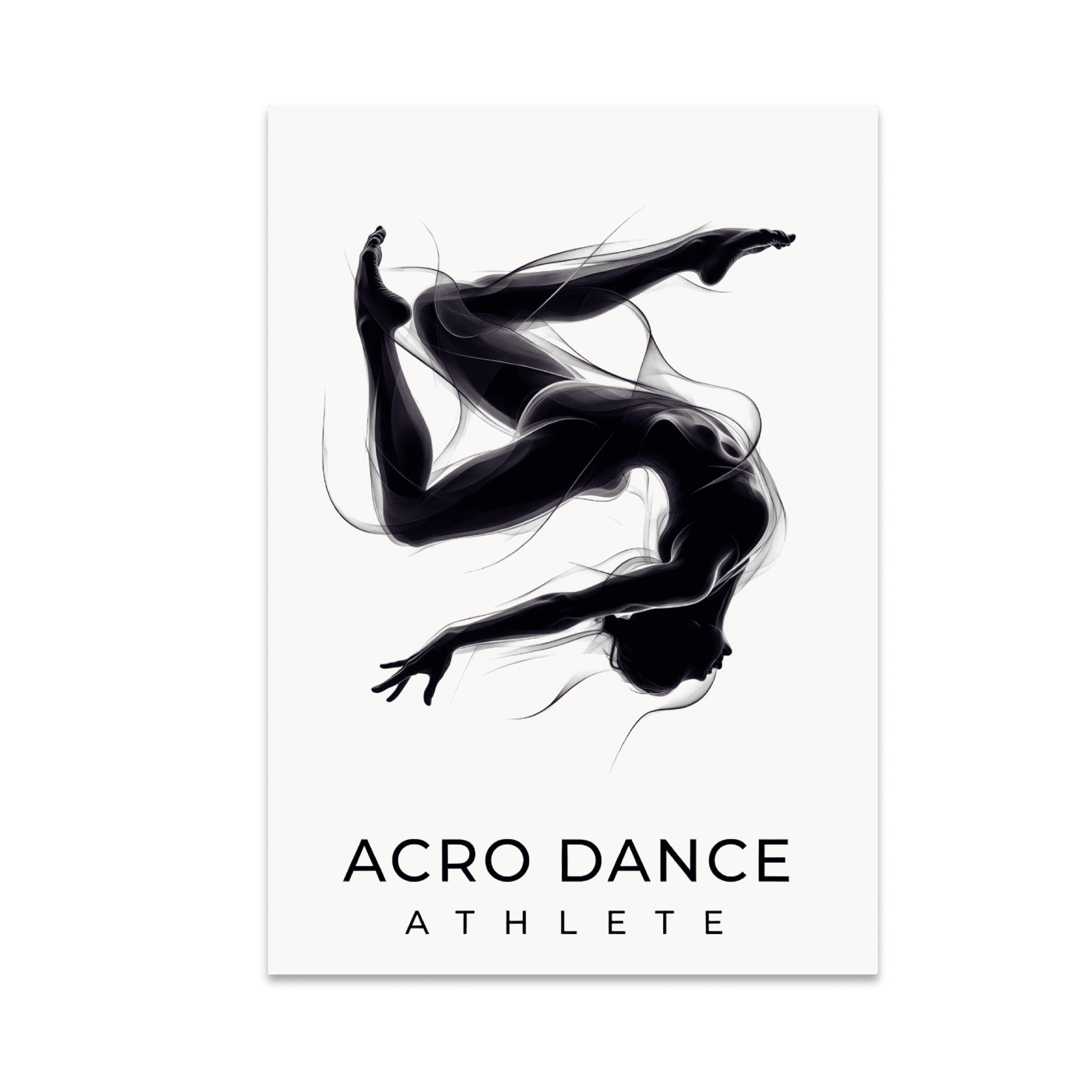 Acro Dance Athlete Poster Print - Dance Studio Decor - 13x19 Poster ...