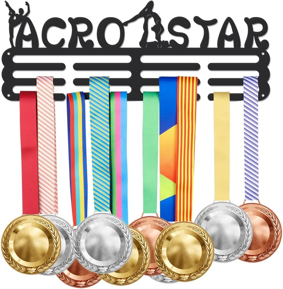 Acro Star Medal Display Hanger Acrobatics Sports Medal Display Rack for ...