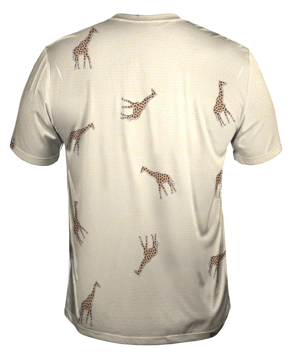 Acrobatic Giraffe Pattern Mens T-Shirt All Over Print - Walmart.com