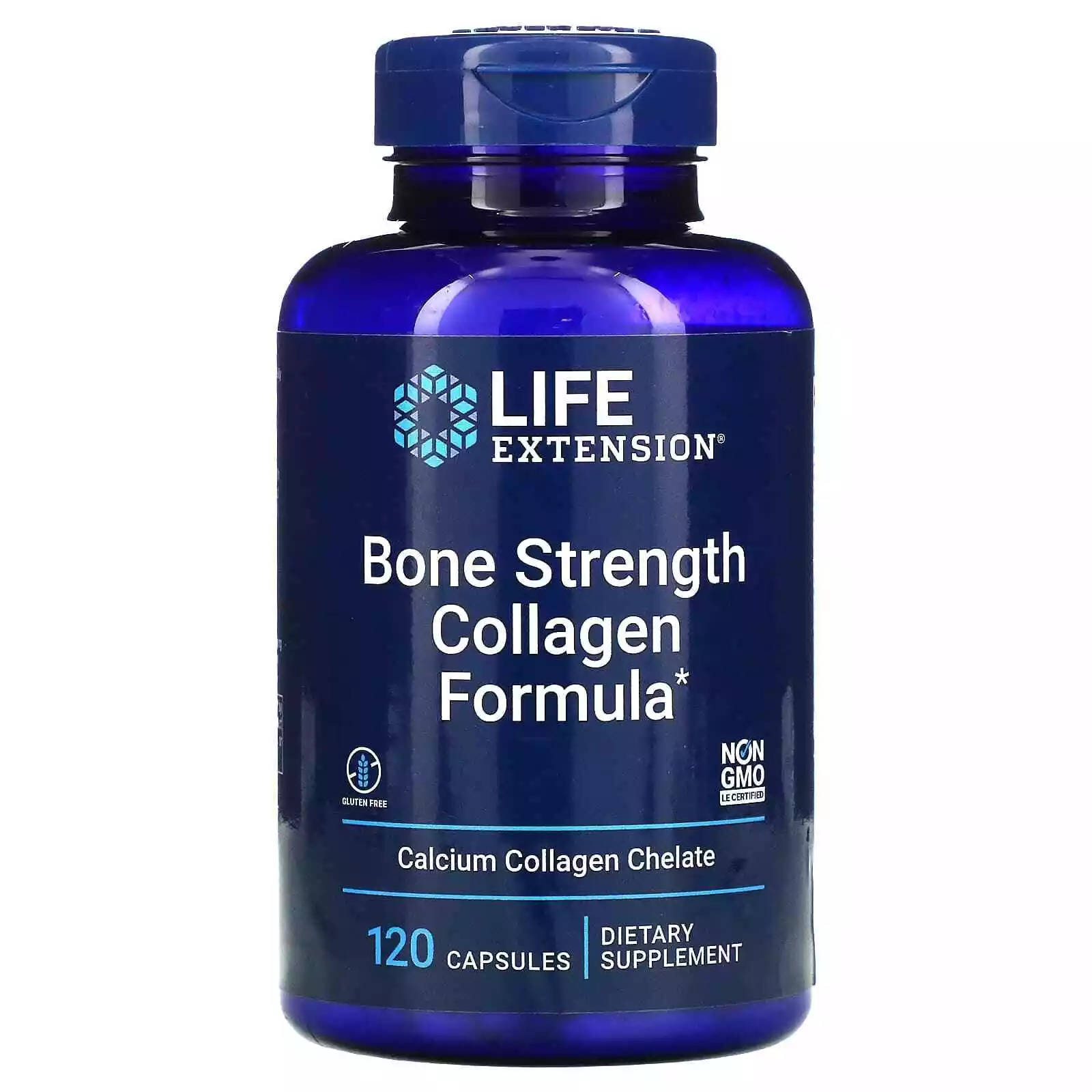 Acrolt Life Extension Bone Strength Collagen Formula 120Caps Calcium ...