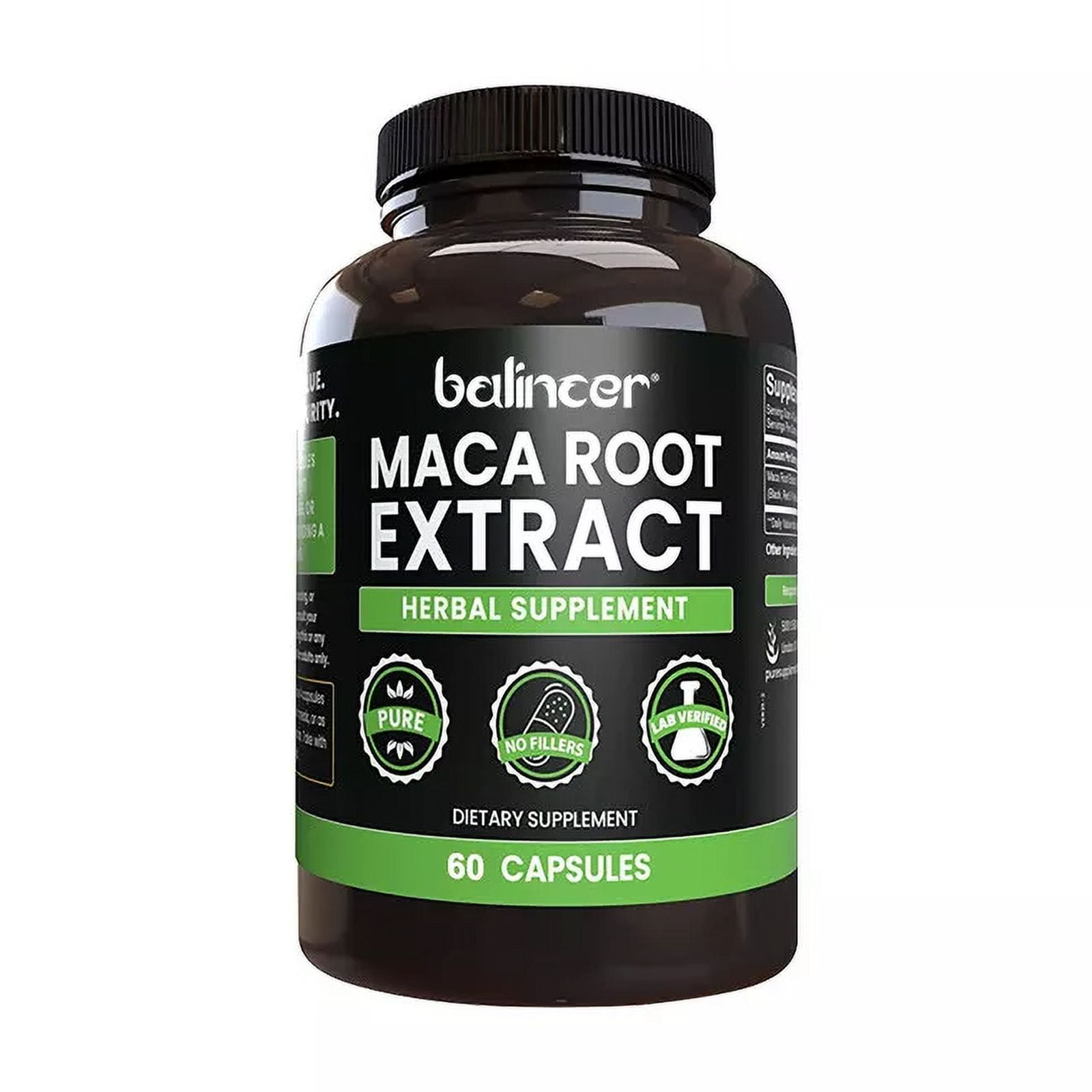 Acrolt Maca Capsules - Men's Health, Muscle Density and Strength 60 ...