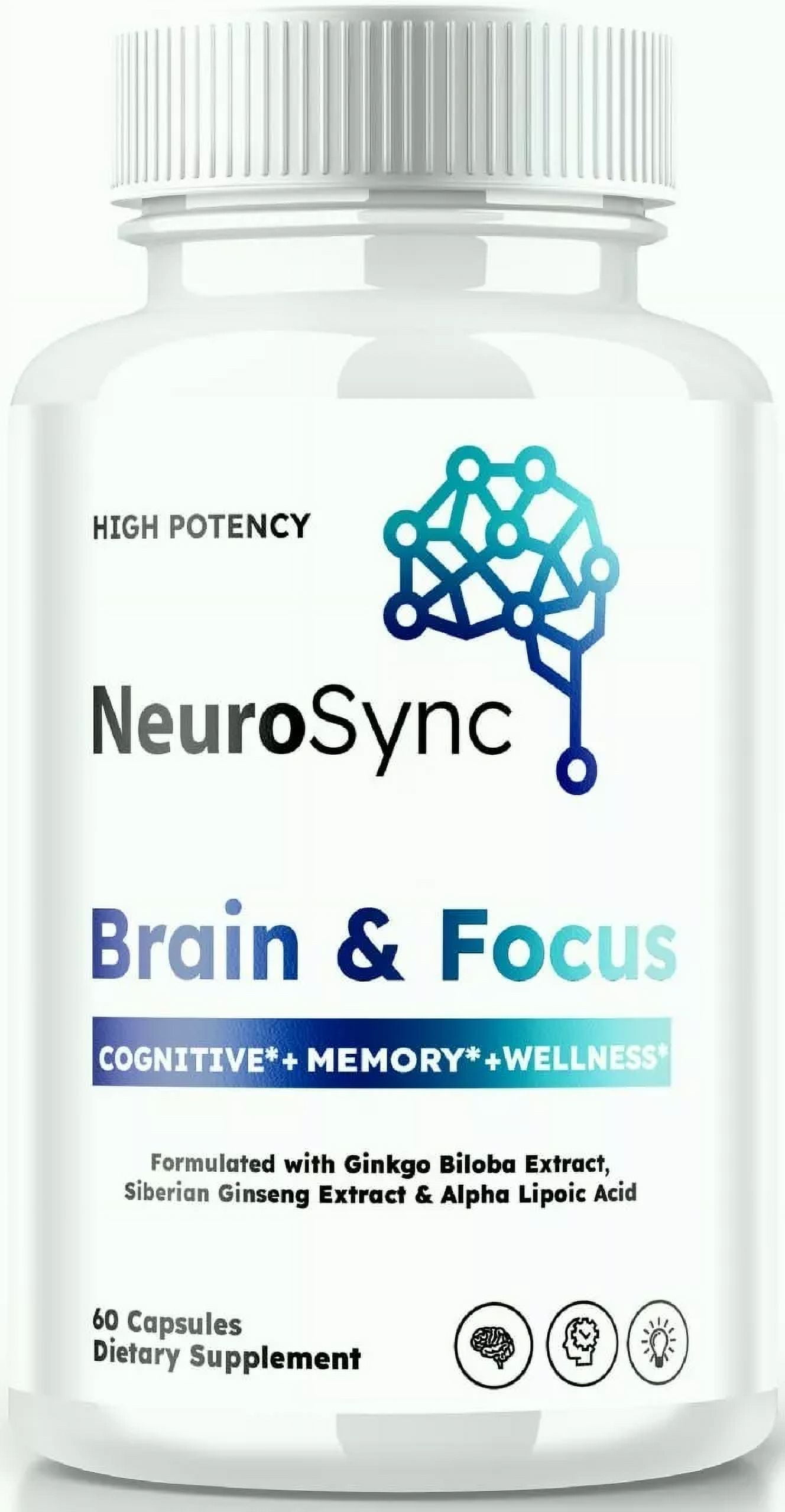 Acrolt Neurosync Brain & Focus Cognitive Pills to Improve Memory & Brain Fog 60ct | # Catalogs ...