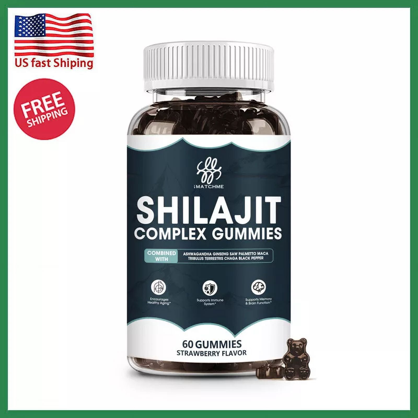 Acrolt Organic Himalayan Shilajit Gummies,Resin Extremely Potent,Energy ...