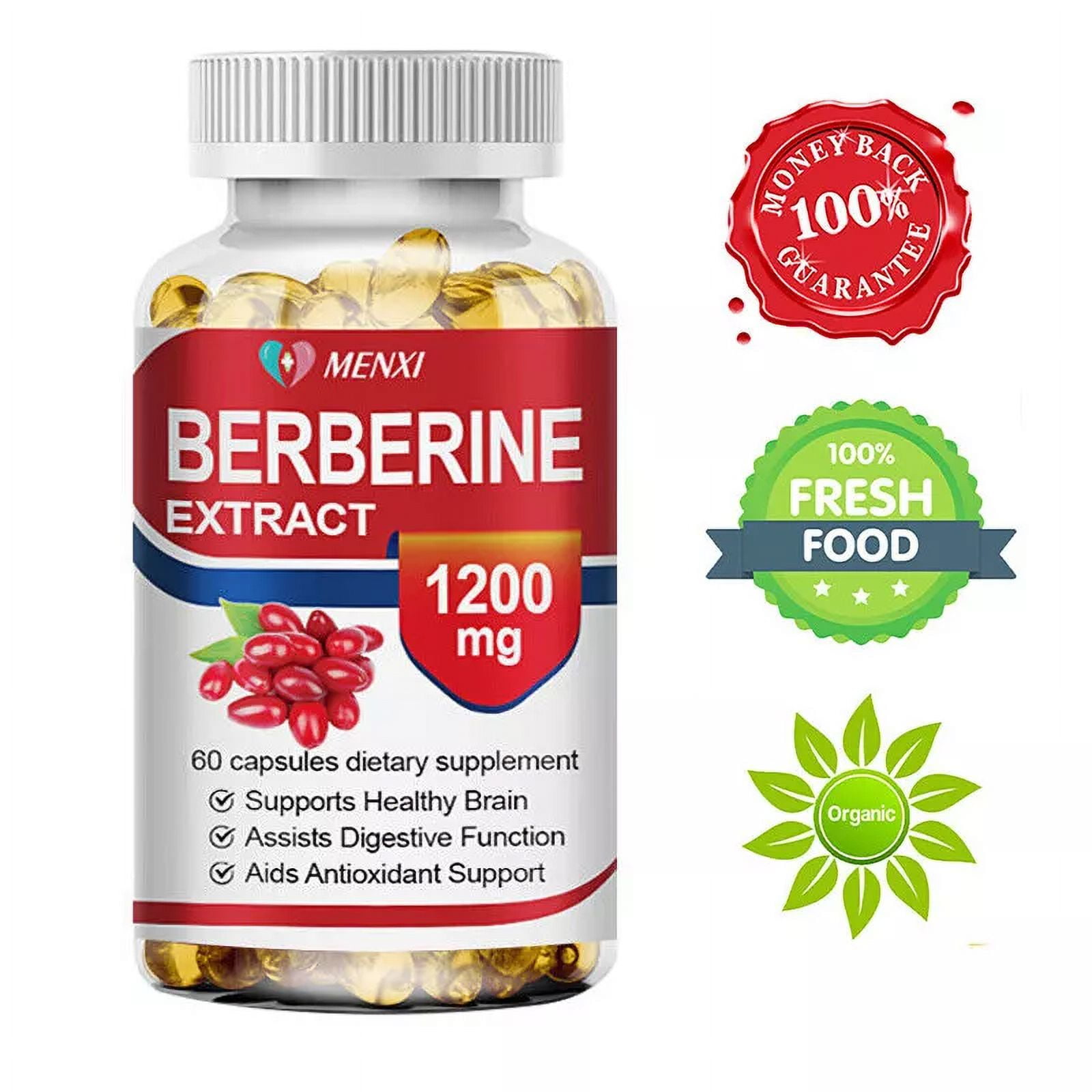 Acrolt Premium Berberine HCL 1200mg Plus Organic Ceylon Cinnamon - 60 Pills Capsule | # Catalogs ...