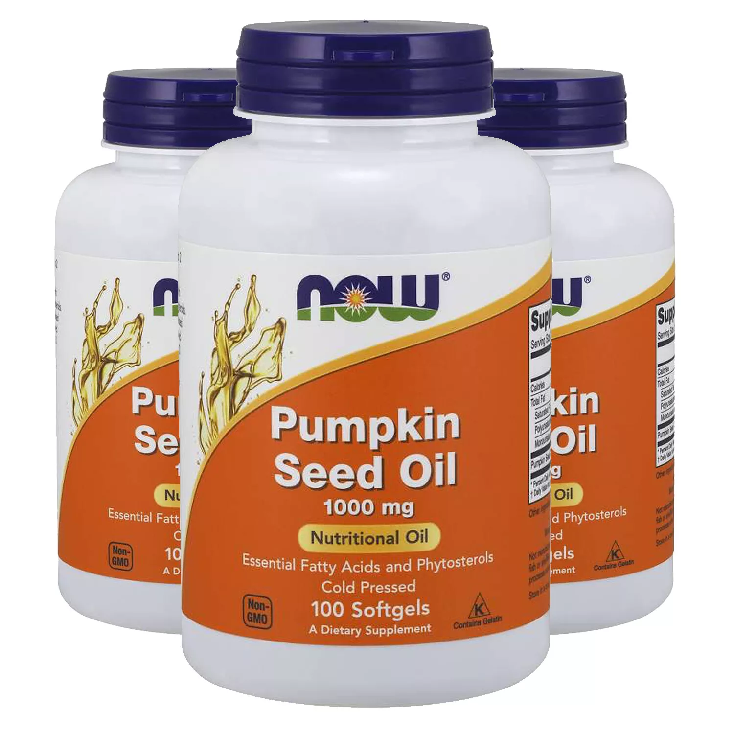Acrolt Pumpkin Seed Oil 1000mg Phytosterols 3X100gels Now Foods 2000mg per 2 Caps | # Catalogs ...