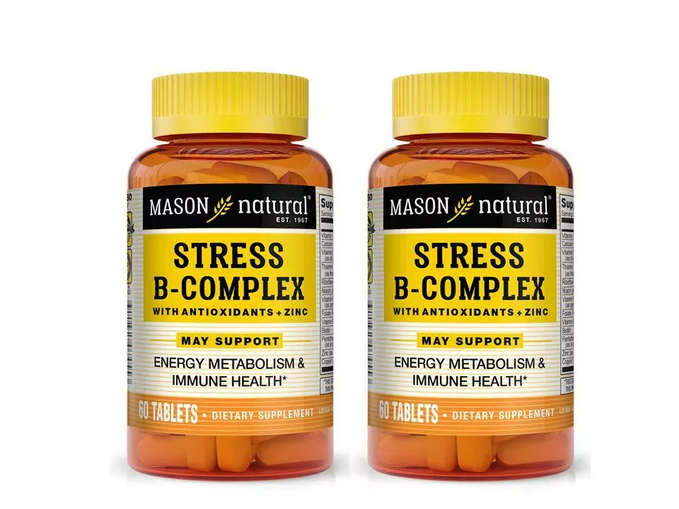 Acrolt STRESS B-COMPLEX BIOTIN FOLIC ACID & ZINC, PACK 2 X 60 TABLETS ...