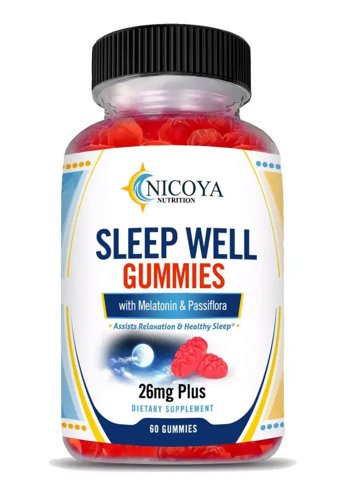 Acrolt Sleep Well Gummies-Sleep Aid, Relaxation, Mood Booster for the ...