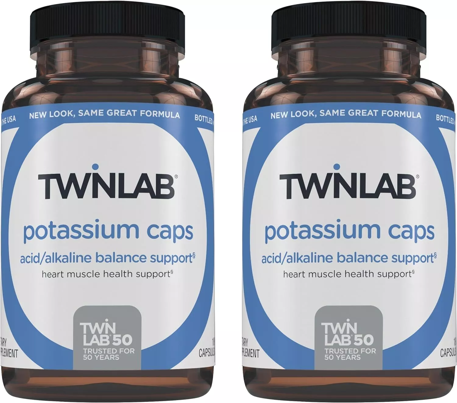 Acrolt Twinlab Potassium Caps - Muscle, Heart & Tissue Health 180 Caps ...