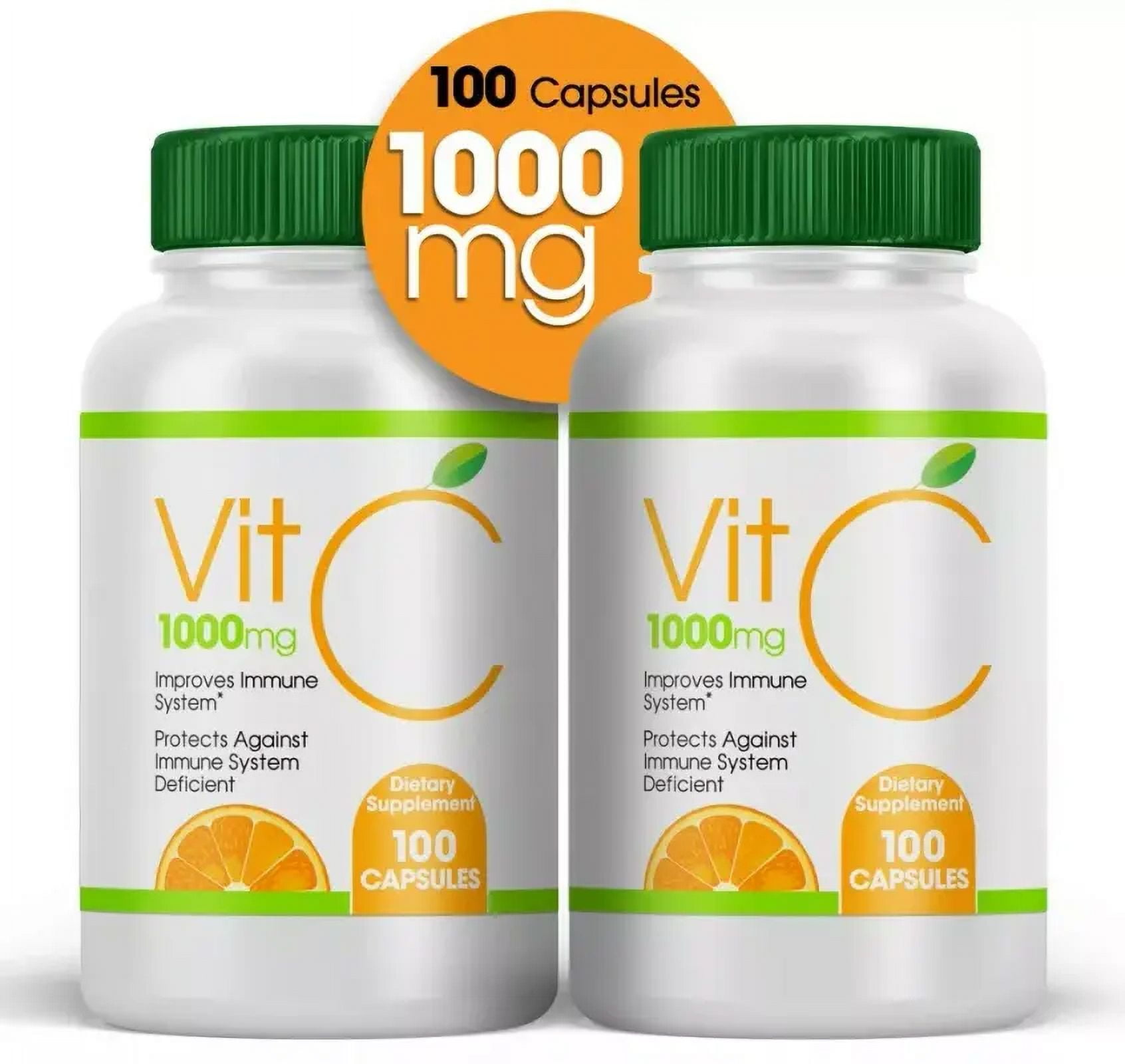 Acrolt Vitamin C 1000mg 100 CAPS vitamina capsules 1000 mg immune ...