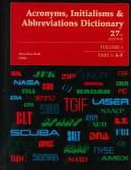 Pre-Owned Acronyms, Initialisms and Abbreviations Dictionary : A Guide ...