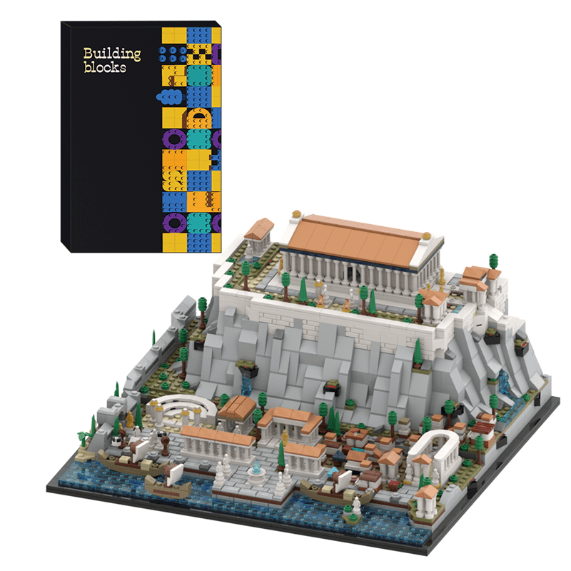 Acropolis of Athens Architecture Building Set, Ancient Landmarks ...