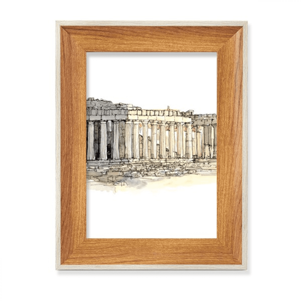 Acropolis of Athens of Greece Desktop Wooden Photo Frame Display ...