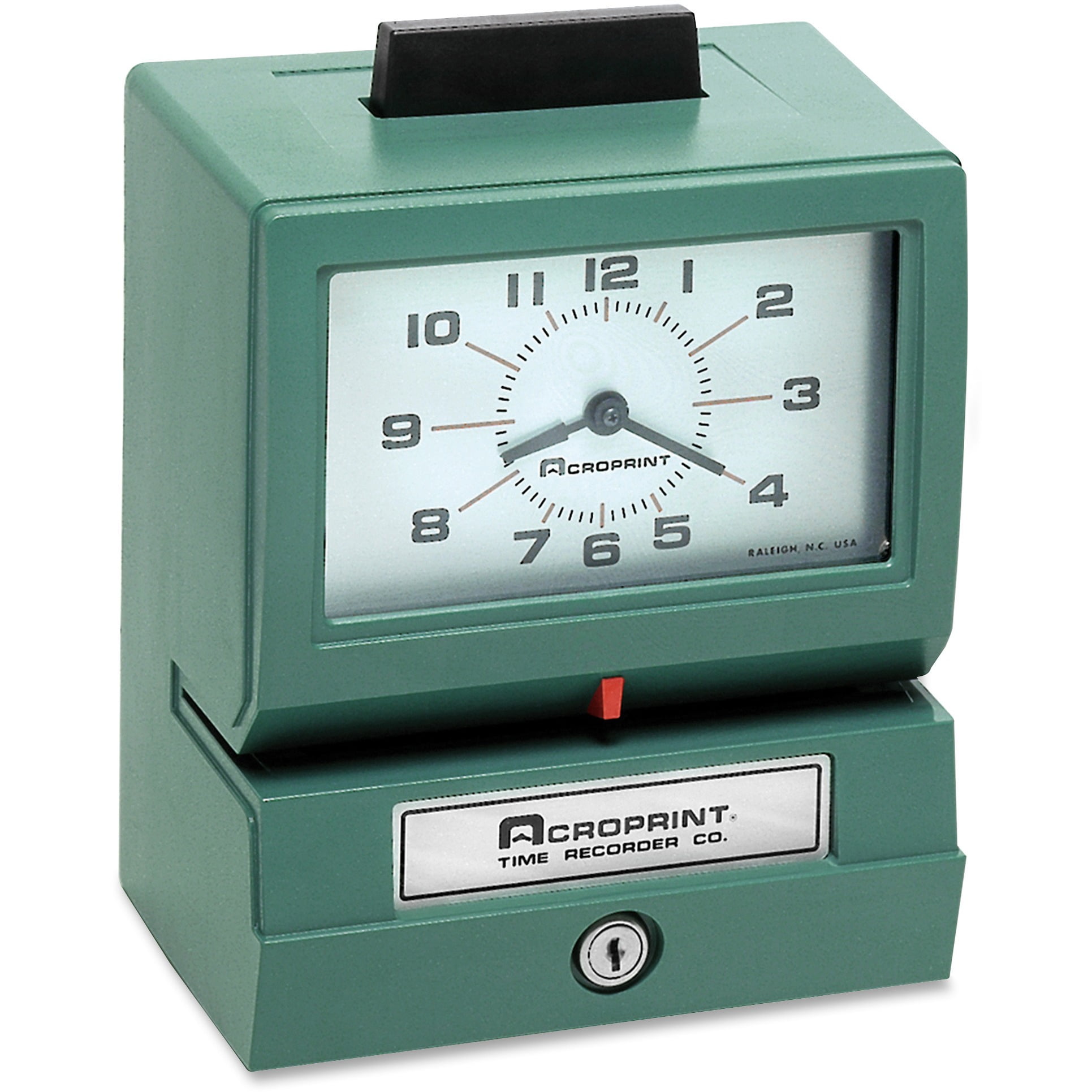 Acroprint Model 125 Analog Manual Print Time Clock with Month/Date/0-12 ...