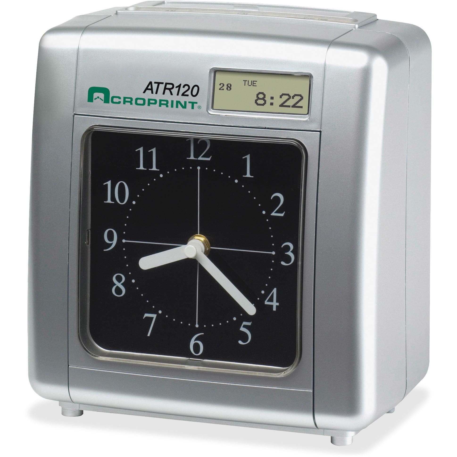 Acroprint Model ATR120 Analog/LCD Automatic Time Clock - Walmart.com