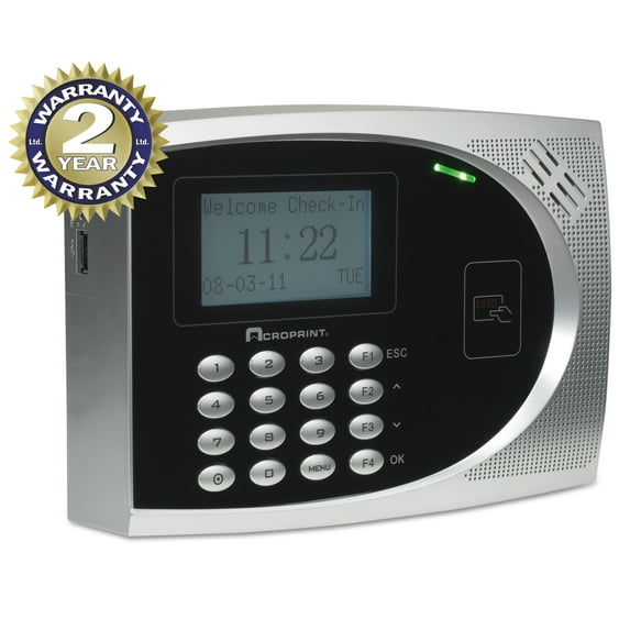 Acroprint timeQplus Proximity Time and Attendance System, Badges ...