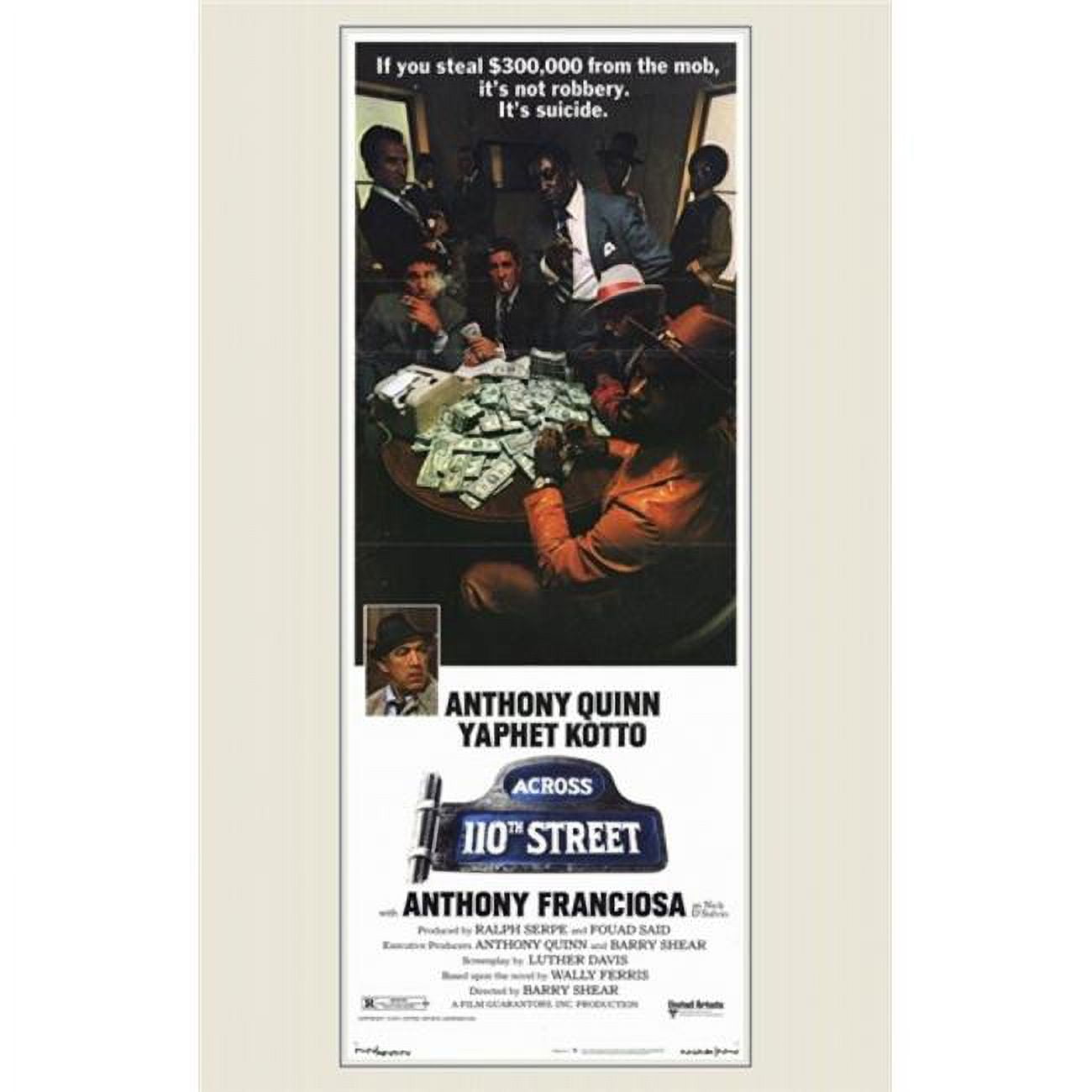 Across 110th Street Movie Poster - 11 x 17 in. - Walmart.com