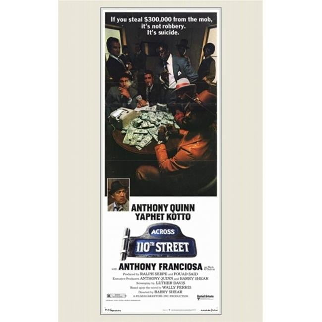 Across 110th Street Movie Poster - 11 x 17 in. - Walmart.com