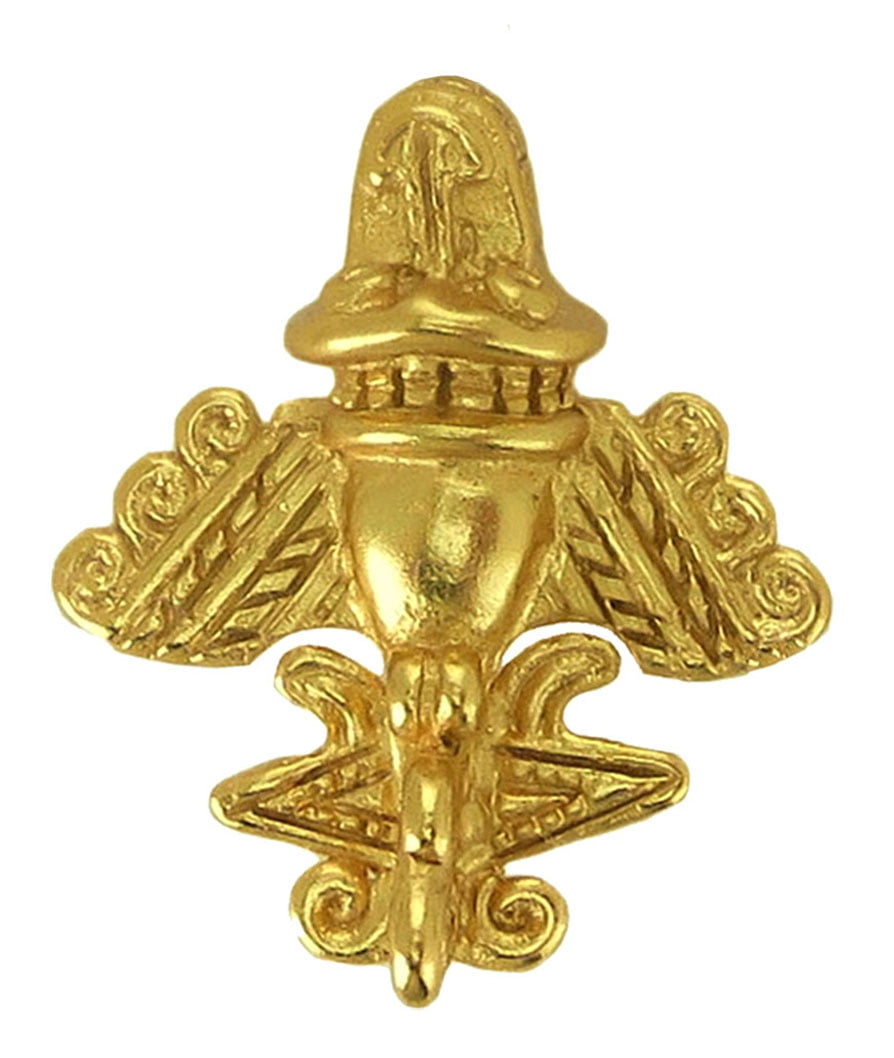Across The Puddle, 24k Gold Plated Ancient Golden Jet-4 Lapel Pin | Pre ...