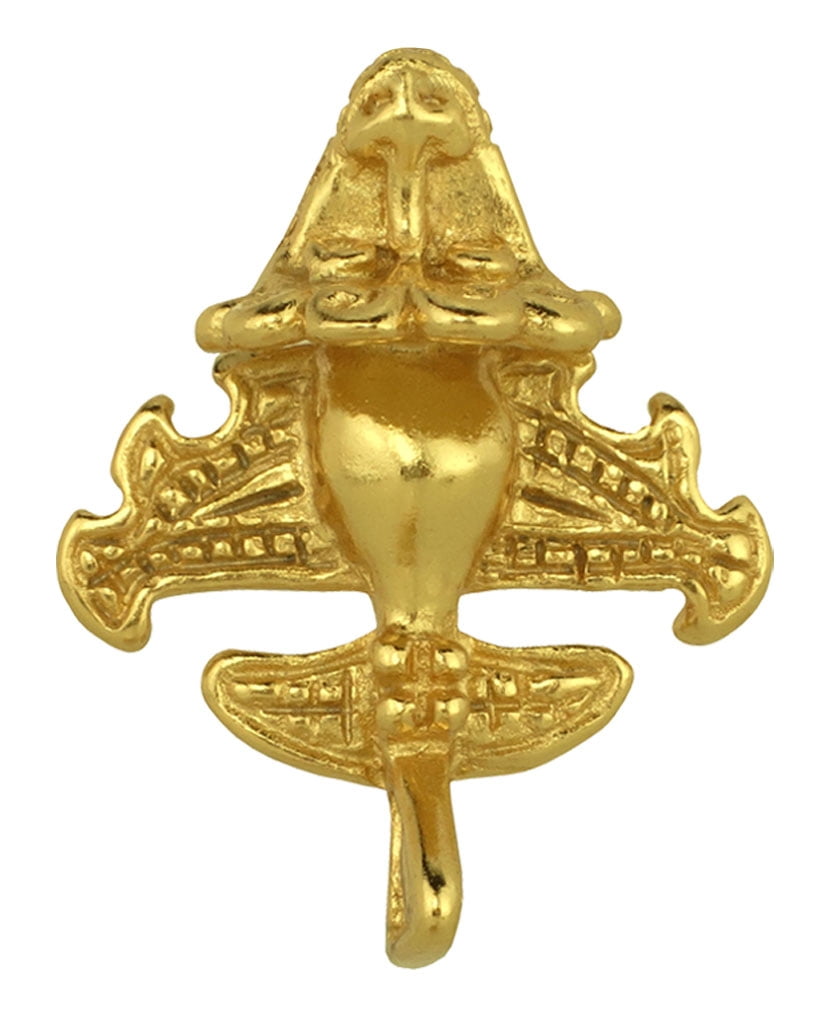 Across The Puddle, 24k Gold Plated Ancient Golden Jet-6 Lapel Pin | Pre ...