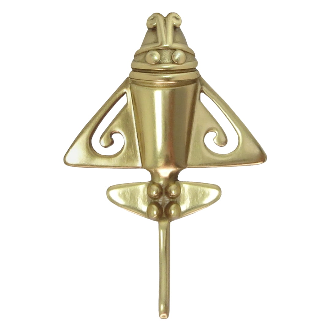 Across The Puddle, Ancient Golden Jet 18k Solid Gold Lapel Pin | Golden ...