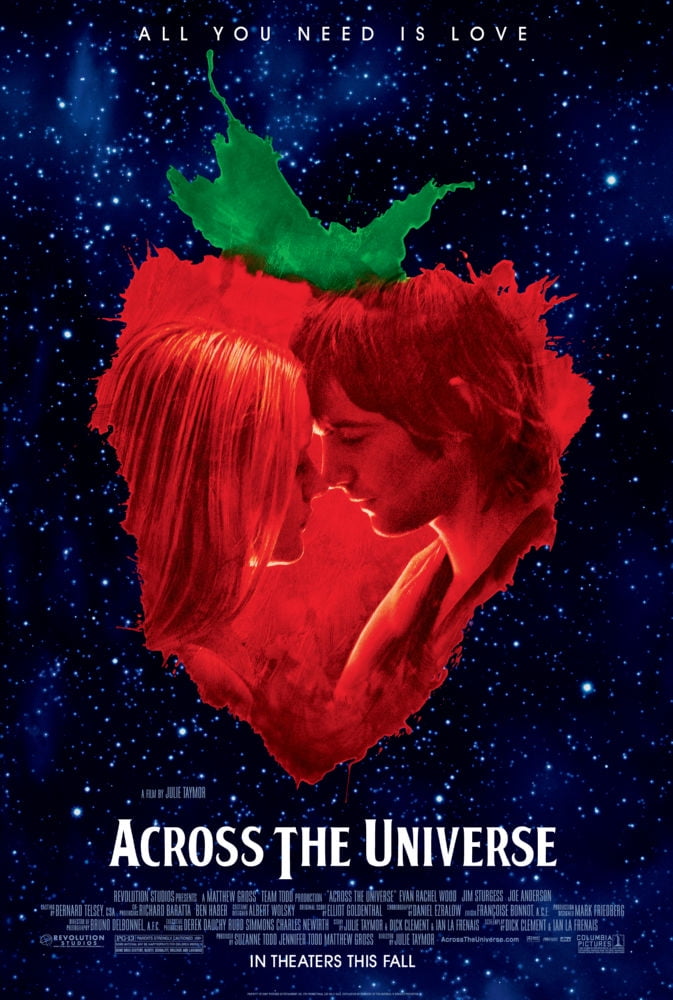 Across The Universe Movie Poster Strawberrt 24x36 Art Poster 24x36 ...
