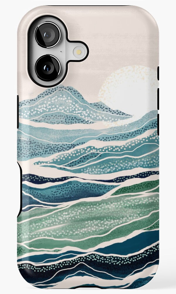 Across The Waves Ocean Surf Phone Case for iPhone 11 12 13 14 15 16 17 ...